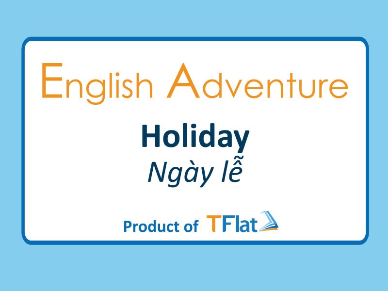 English Adventure - HOLIDAY